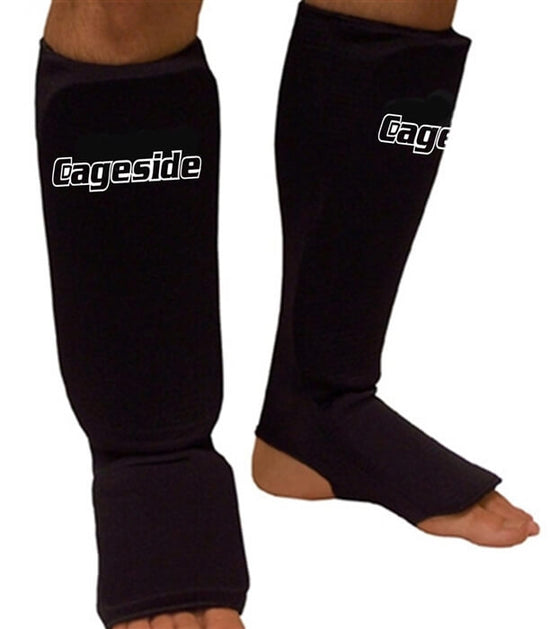 Cageside Cloth Shin Guards | Lightweight Shin Protection for Training